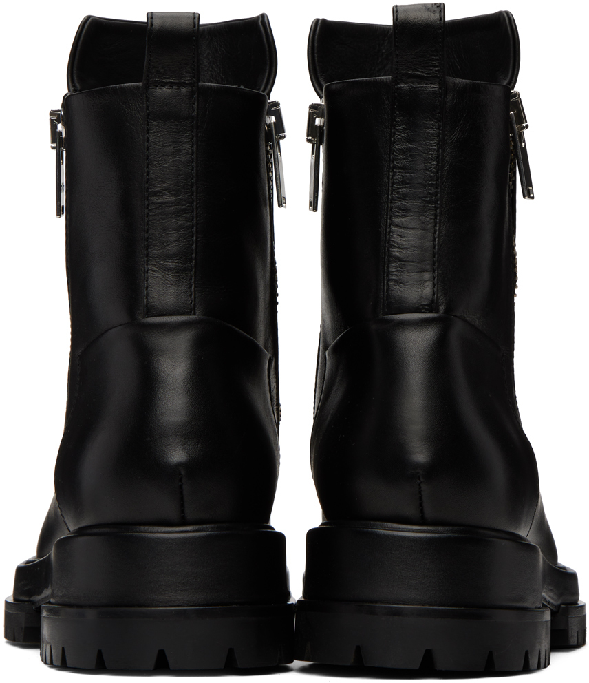 424 Black Zip Boots 424