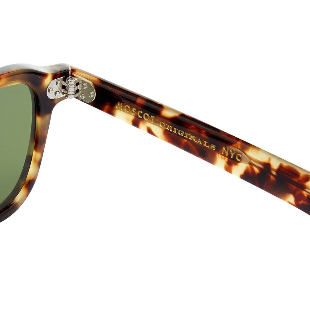 Moscot Momza Sunglasses in Green/Tortoise Moscot
