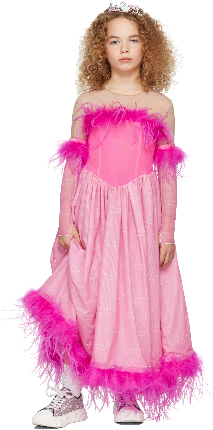 Poster Girl SSENSE Exclusive Kids Purple Gurtrude Gloves Poster Girl