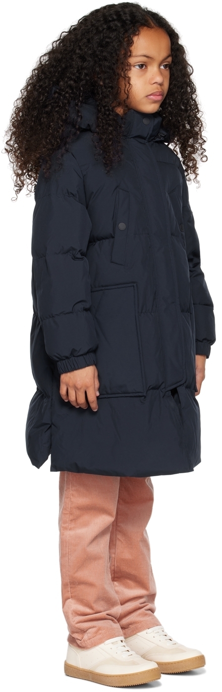 Bonpoint Kids Navy Bomba Puffer Jacket Bonpoint