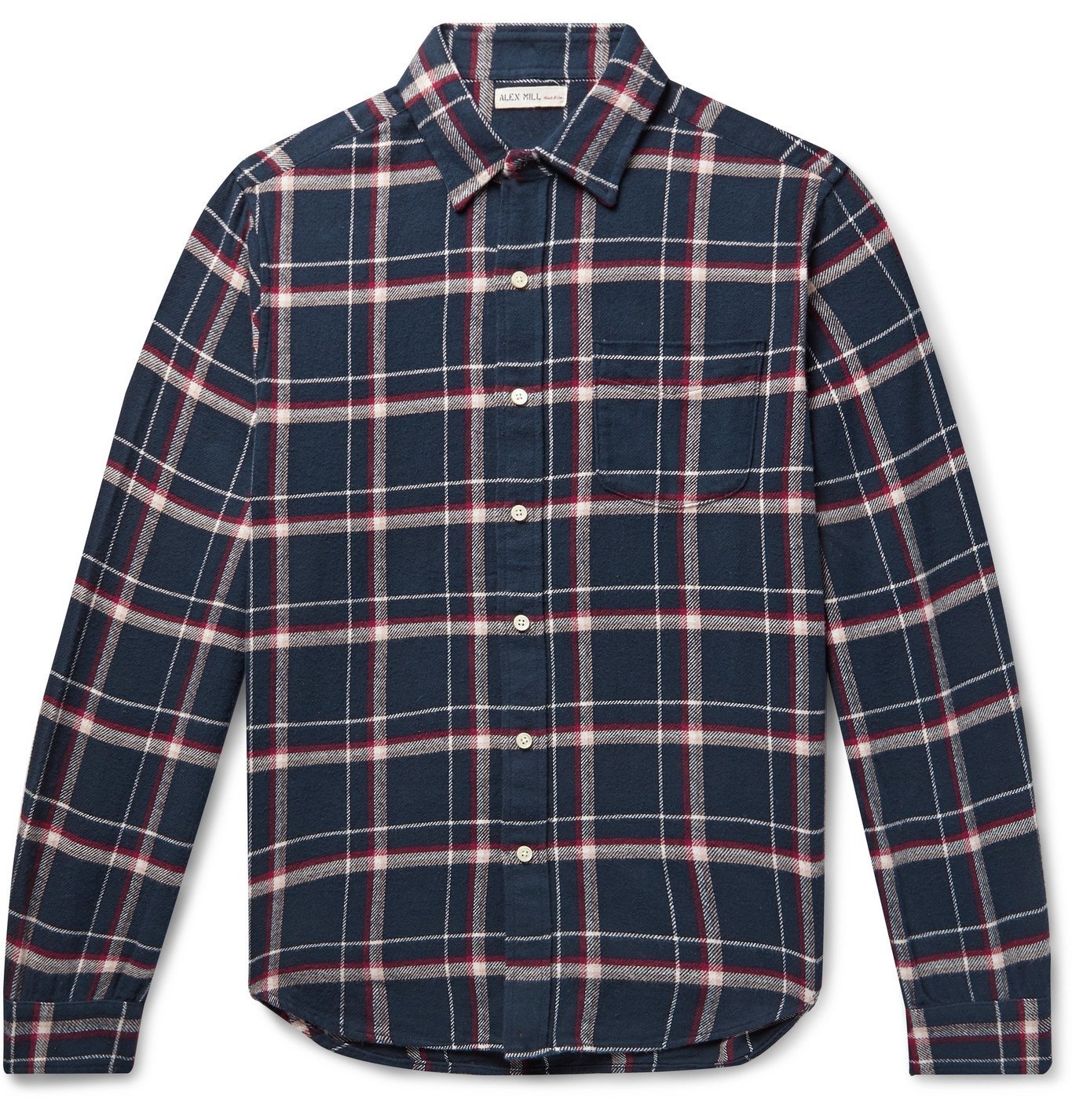 Alex Mill - Checked Cotton-Flannel Shirt - Multi Alex Mill