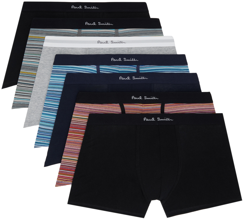 Paul Smith Seven-Pack Multicolor Boxer Briefs Paul Smith