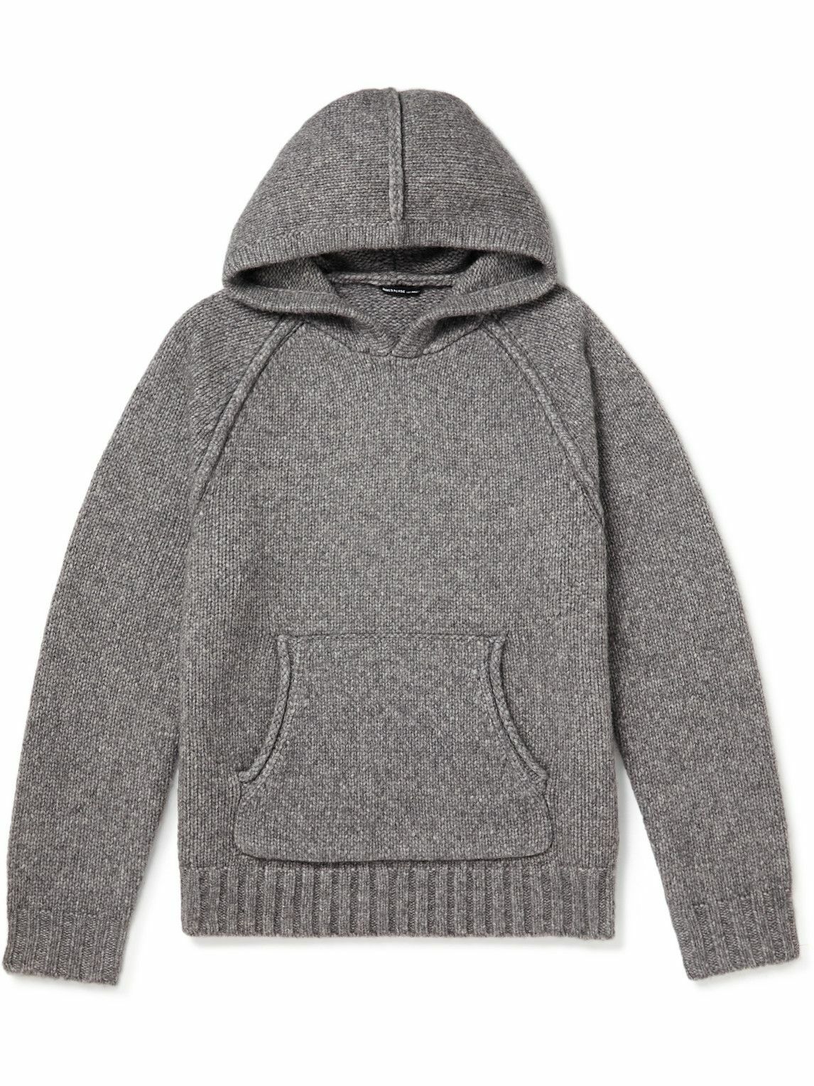 James Perse - Knitted Hoodie - Gray James Perse