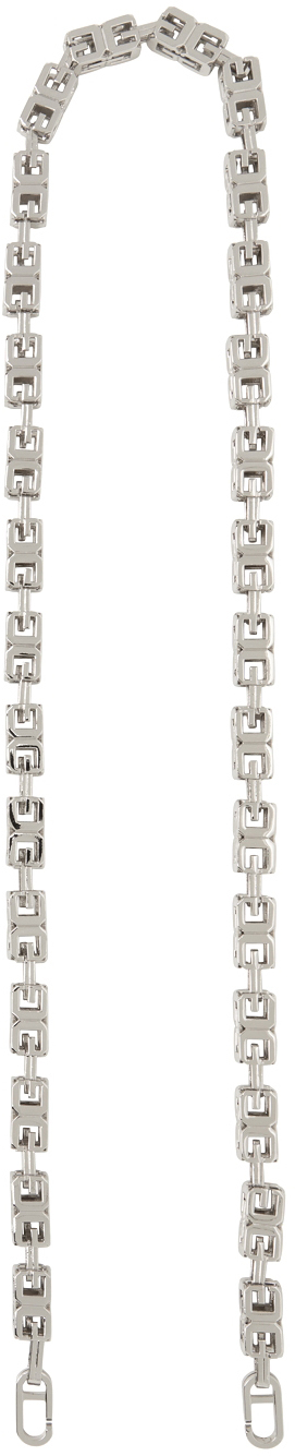 Givenchy Silver Medium G Cube Chain Givenchy