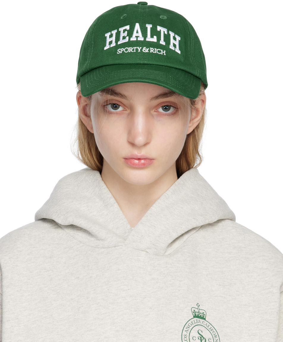 Sporty & Rich Green 'Health' Ivy Cap Sporty & Rich