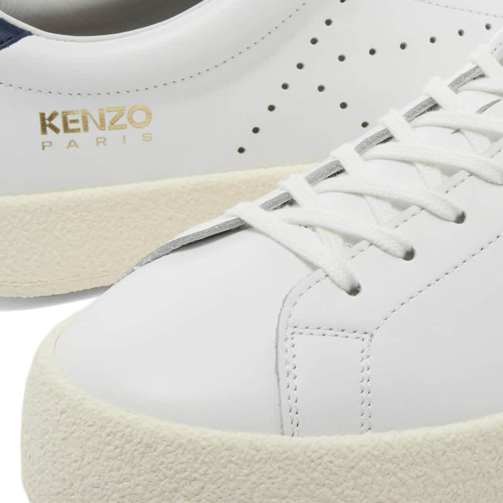 Kenzo Men's Swing Lace up Sneakers in White/Blue Kenzo