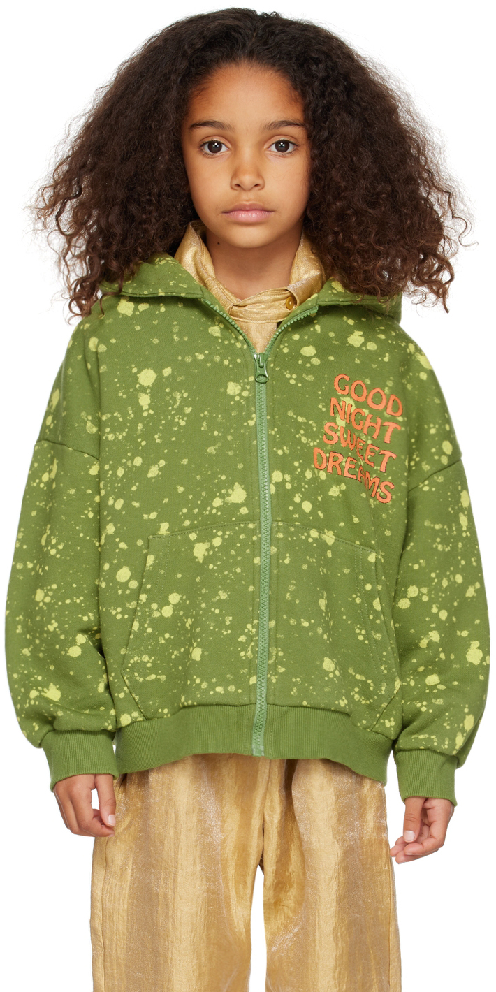 Jellymallow SSENSE Exclusive Kids Green Ink Hoodie Jellymallow