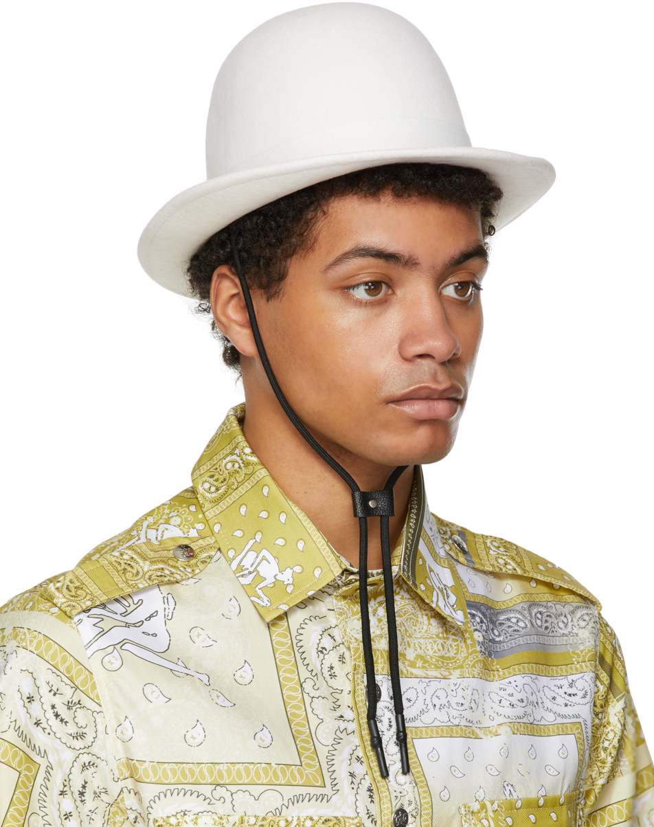 Thebe Magugu White Banker Hat