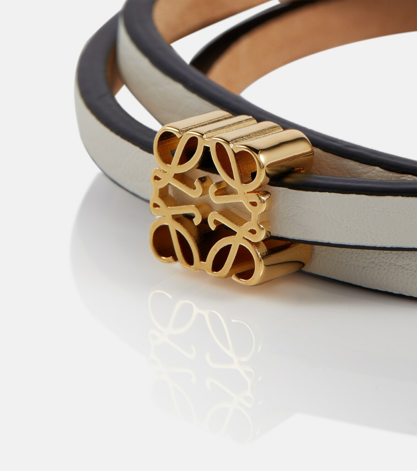 Loewe - Anagram leather bangle Loewe