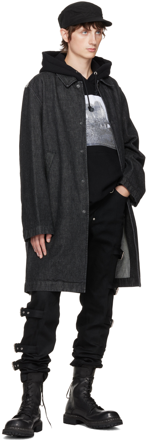 Undercover Black Graphic Coat Undercover