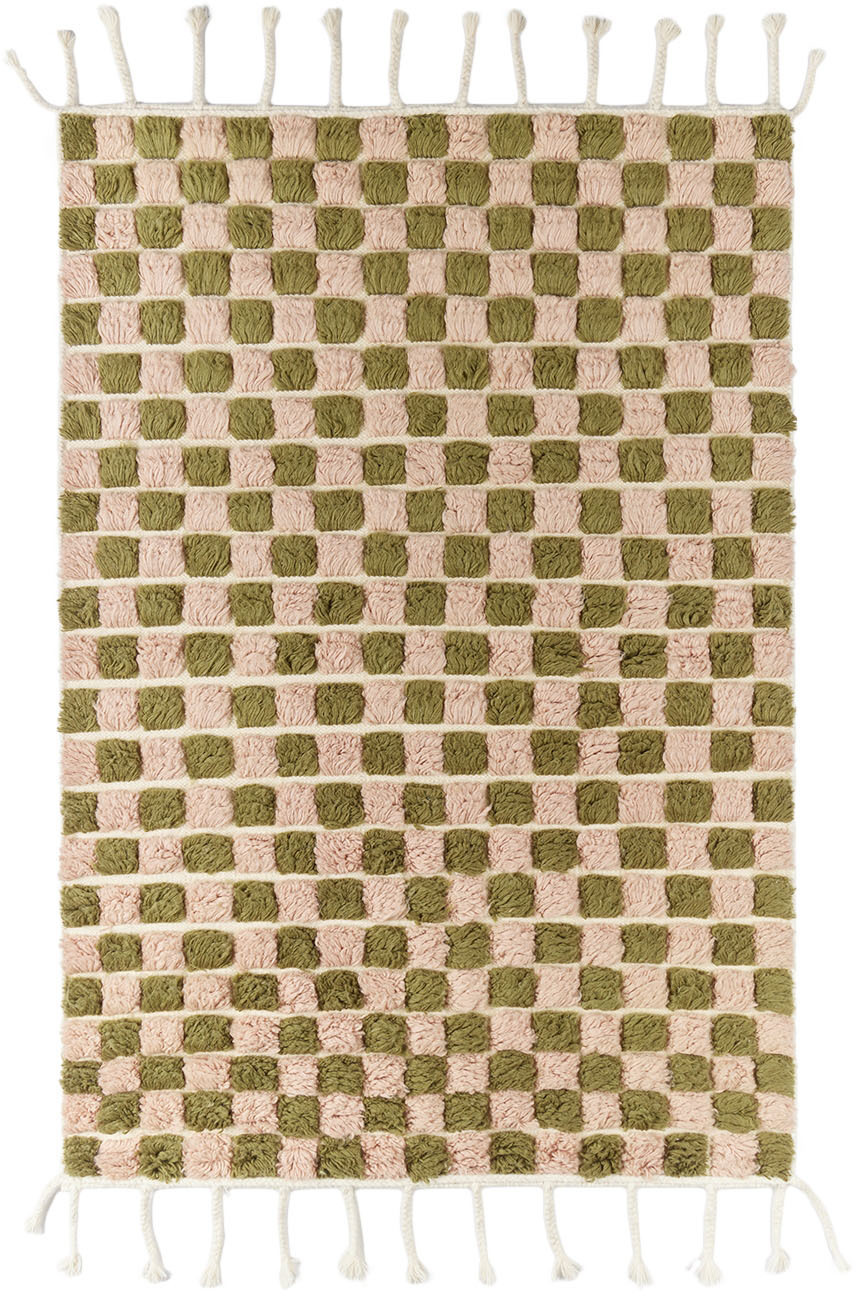Maman Rugs Pink & Green Darya Rug