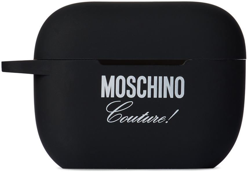 Moschino Black Logo AirPods Pro Case Moschino