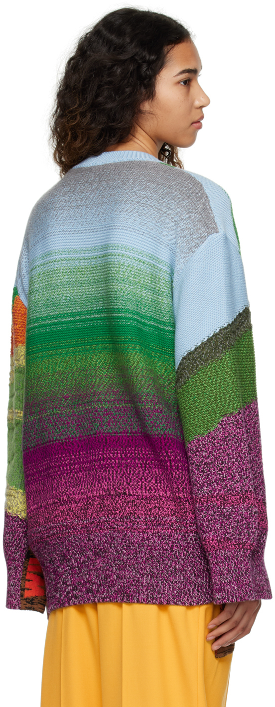 Stella McCartney Blue & Purple Tree Of Life Sweater Stella McCartney