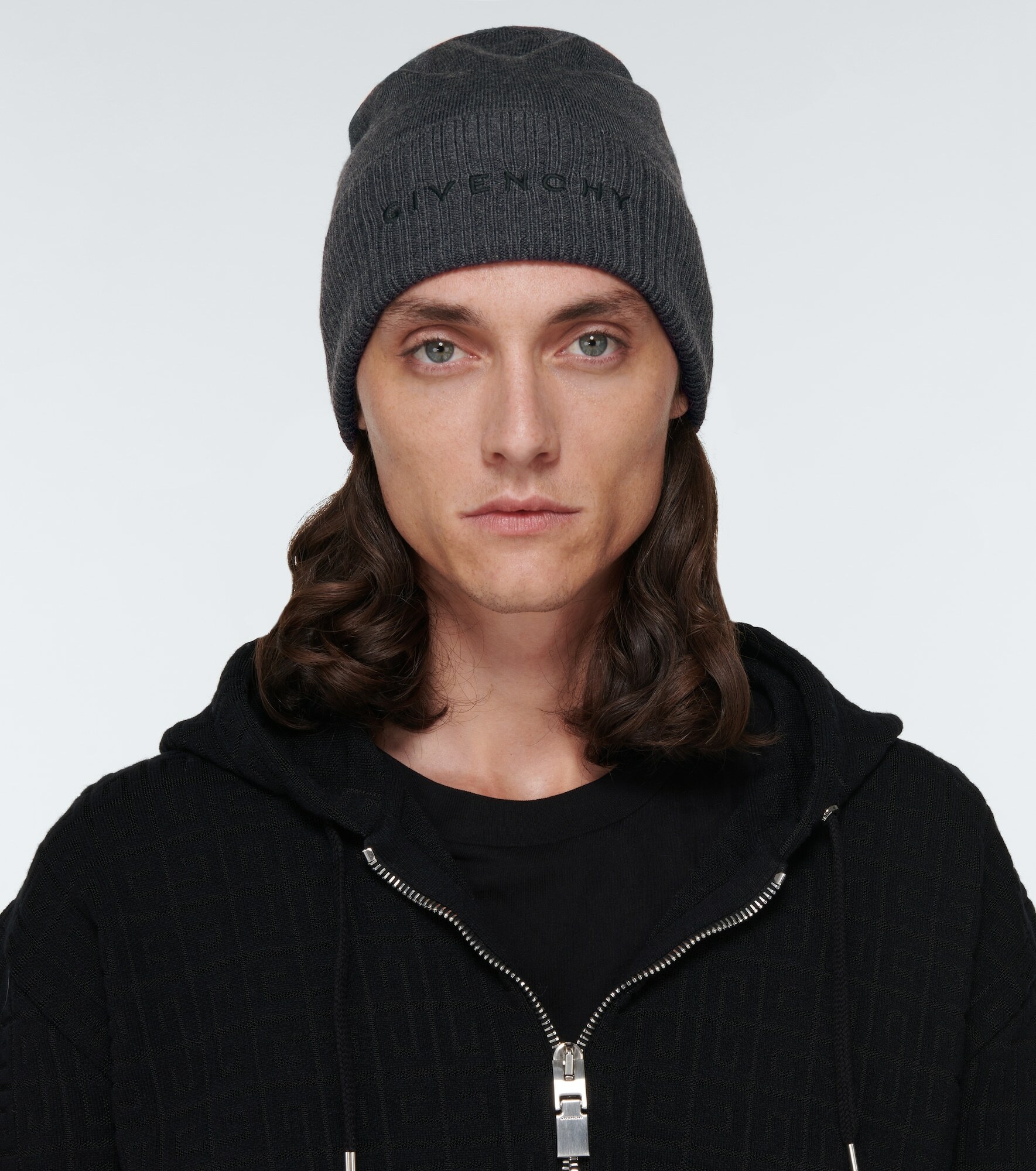 Givenchy - Embroidered wool beanie Givenchy
