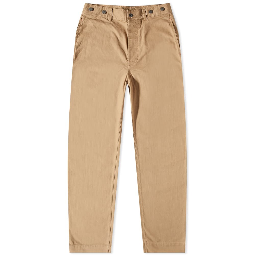 Nigel Cabourn Men's Railroad Pant in Tan Nigel Cabourn