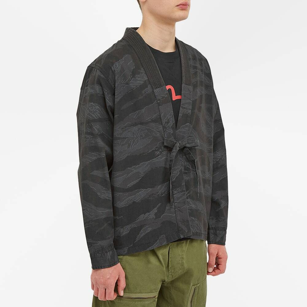 Maharishi Men's Camo Hanten Tigerstripe Kimono in Subdued Night Maharishi