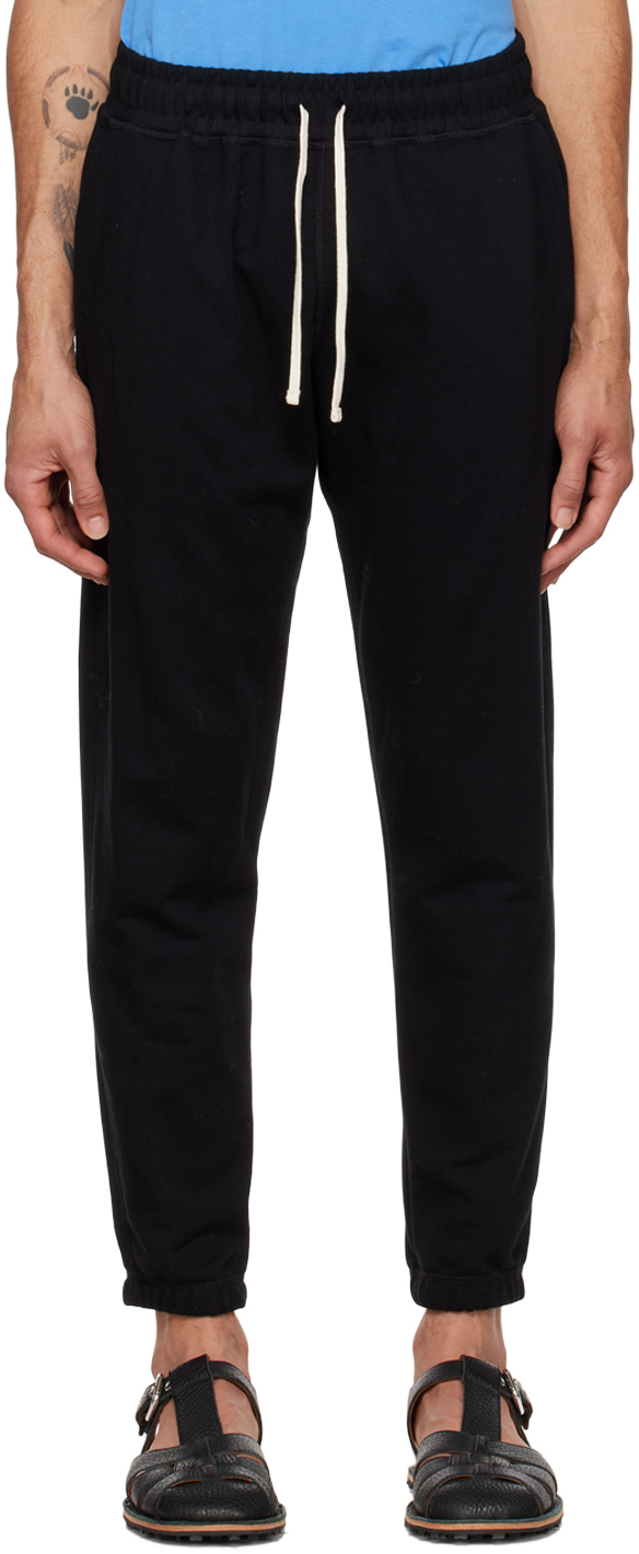Bather Black Drawstring Lounge Pants Bather