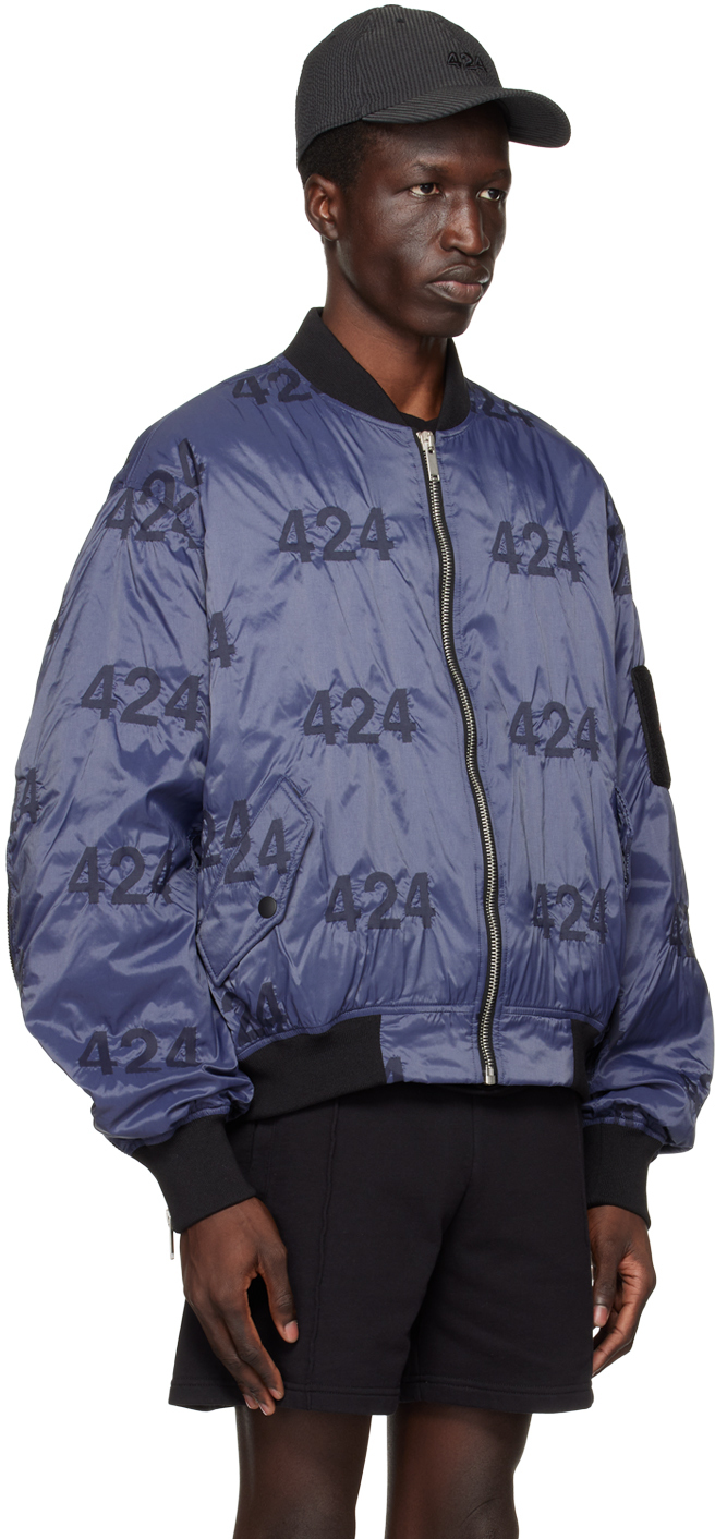 424 Navy Bomber Jacket 424