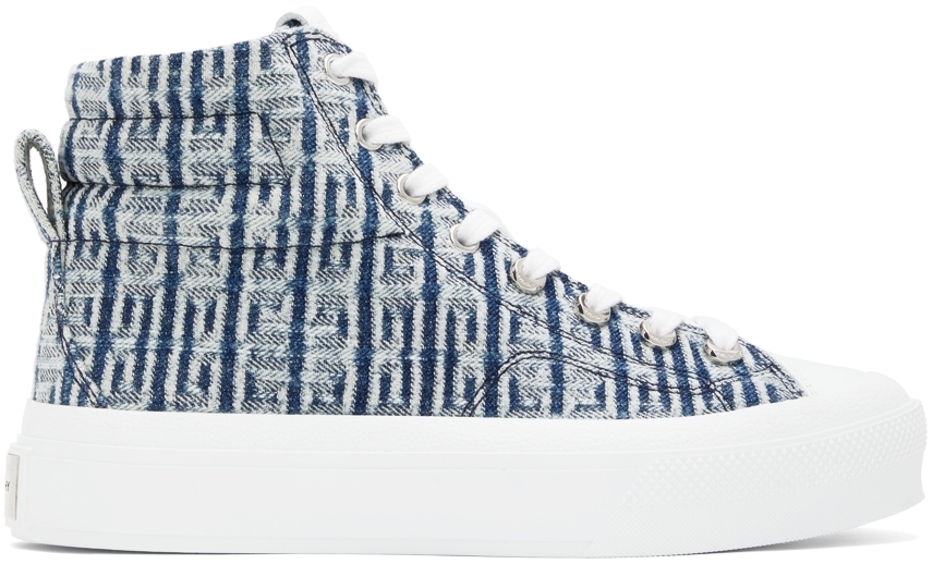 Givenchy Blue 4G City High-Top Sneakers Givenchy