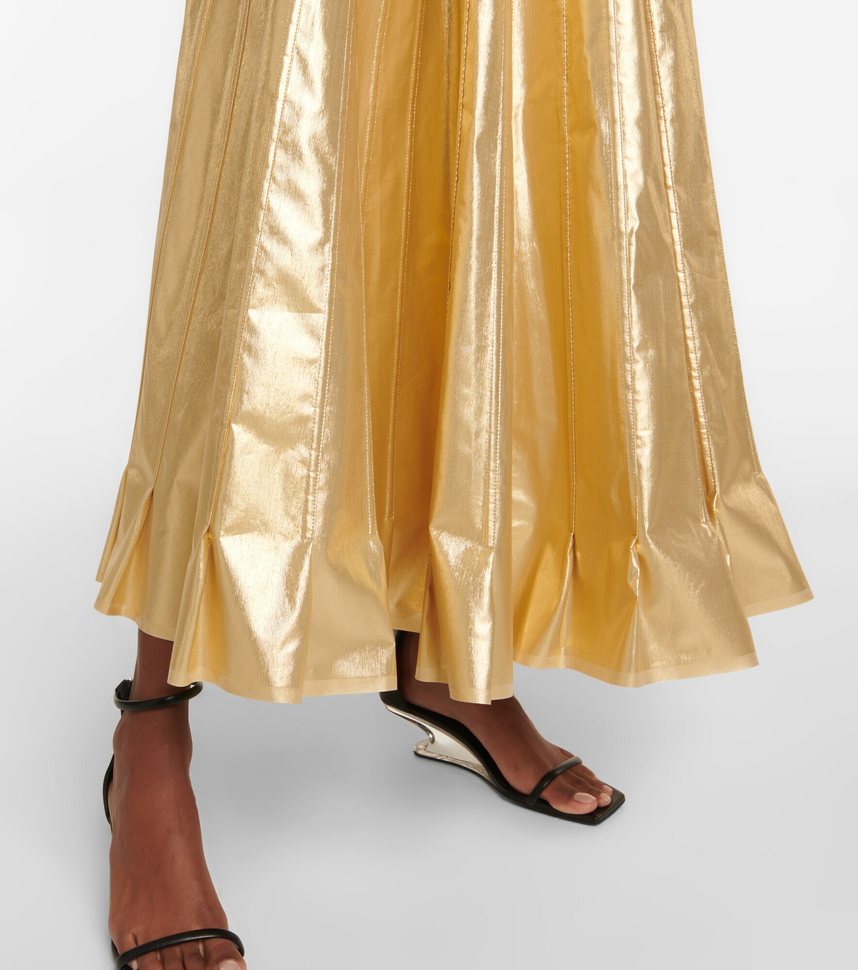 Junya Watanabe - Metallic midi dress Junya Watanabe