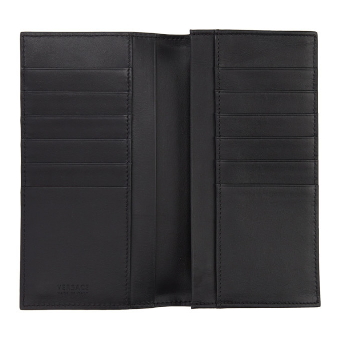 Versace Black Icon Long Wallet Versace