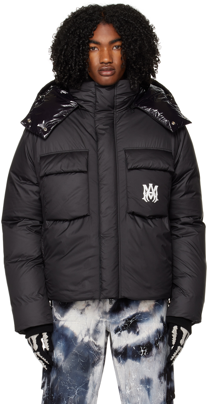 AMIRI Black Hooded Down Jacket Amiri AMIRI Black Hooded Down Jacket Amiri