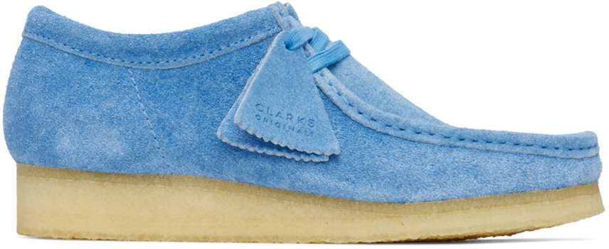Clarks Originals Blue Wallabee Derbys Clarks Originals