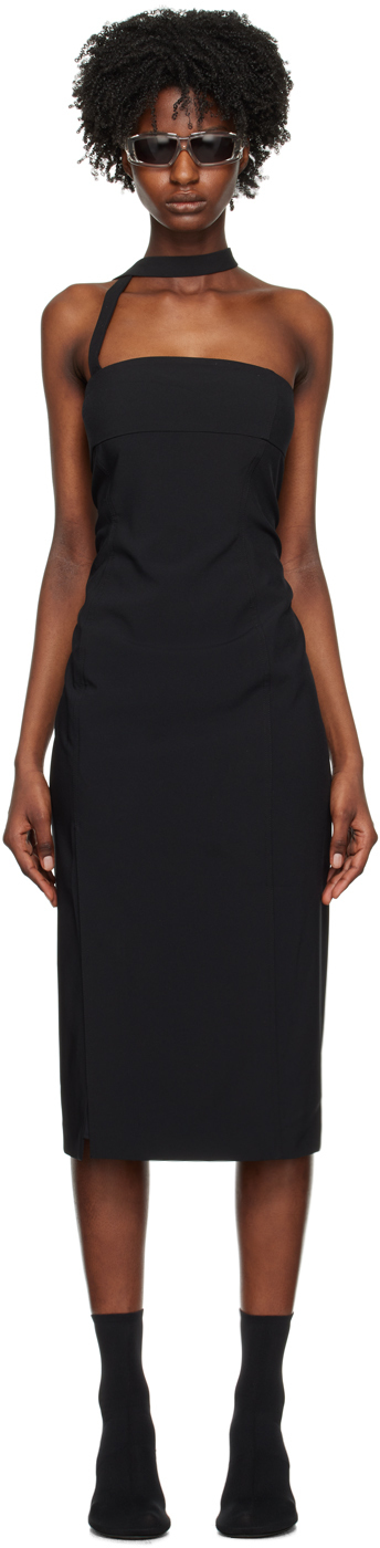 Hyein Seo SSENSE Exclusive Black Midi Dress Hyein Seo