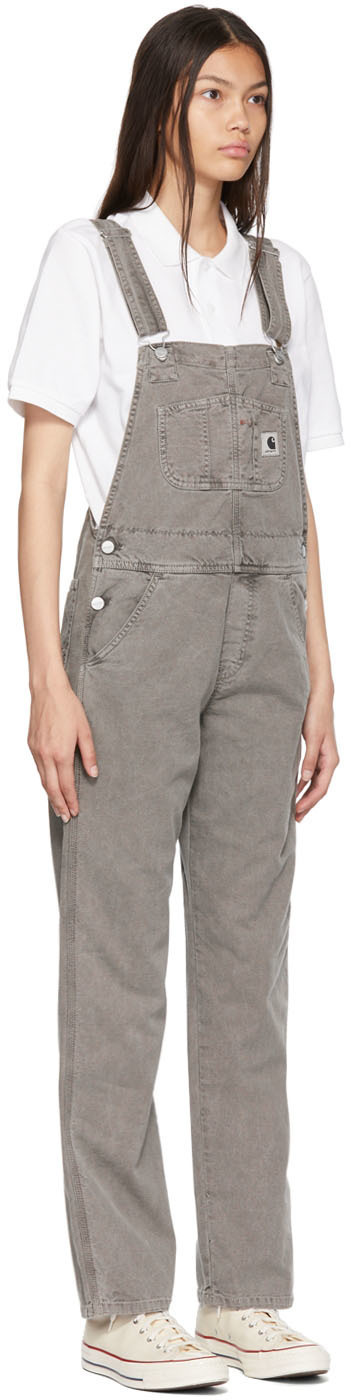 Carhartt Work In Progress Gray Cotton Overalls Carhartt WIP