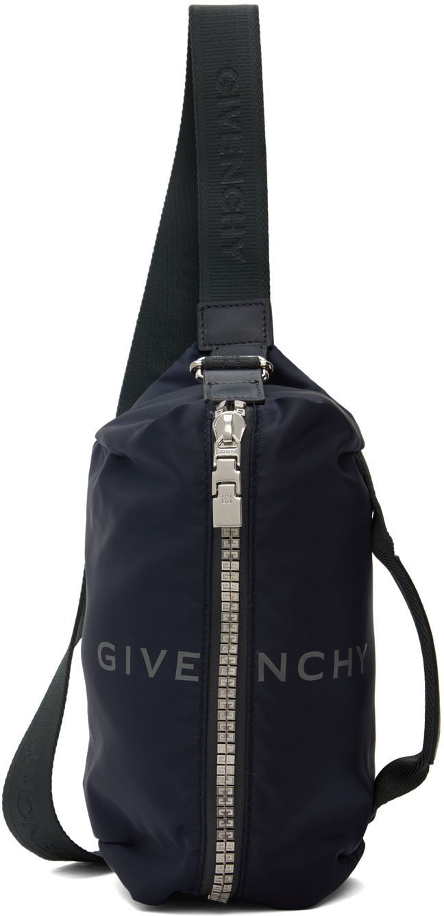 Givenchy Navy G-Zip Bum Pouch Givenchy