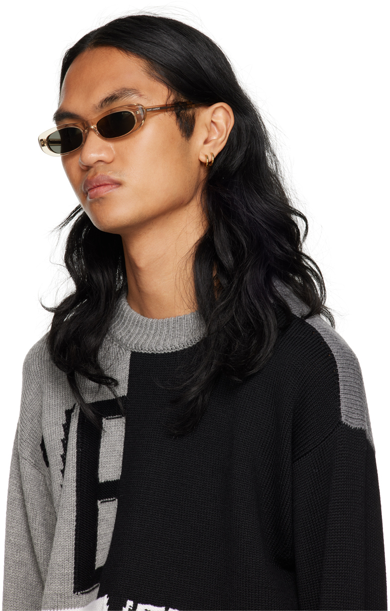 Saint Laurent Beige Sl 557 Shade Sunglasses Saint Laurent