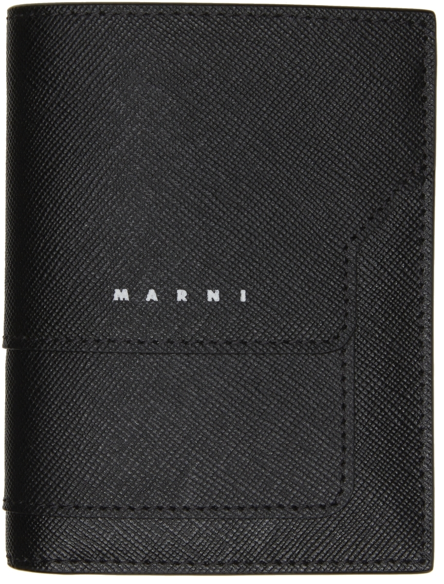 Marni Saffiano Leather Bifold Wallet Marni