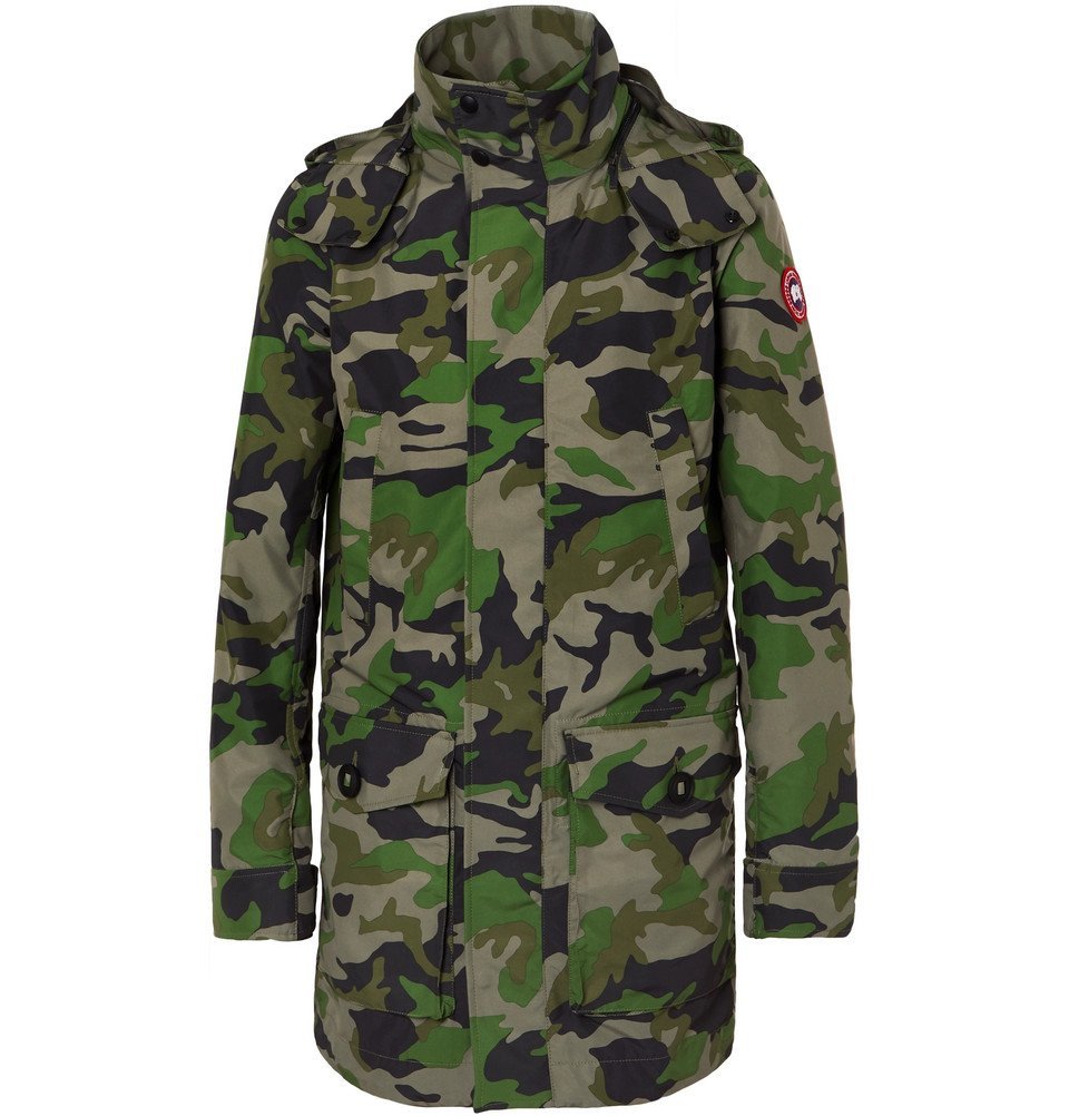 Canada Goose - Crew Camouflage-Print Shell Jacket - Army green Canada Goose