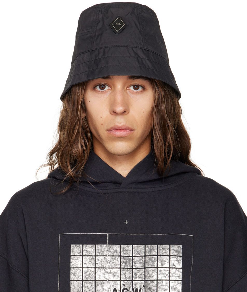 A-COLD-WALL* Black Essential Bucket Hat A-Cold-Wall*