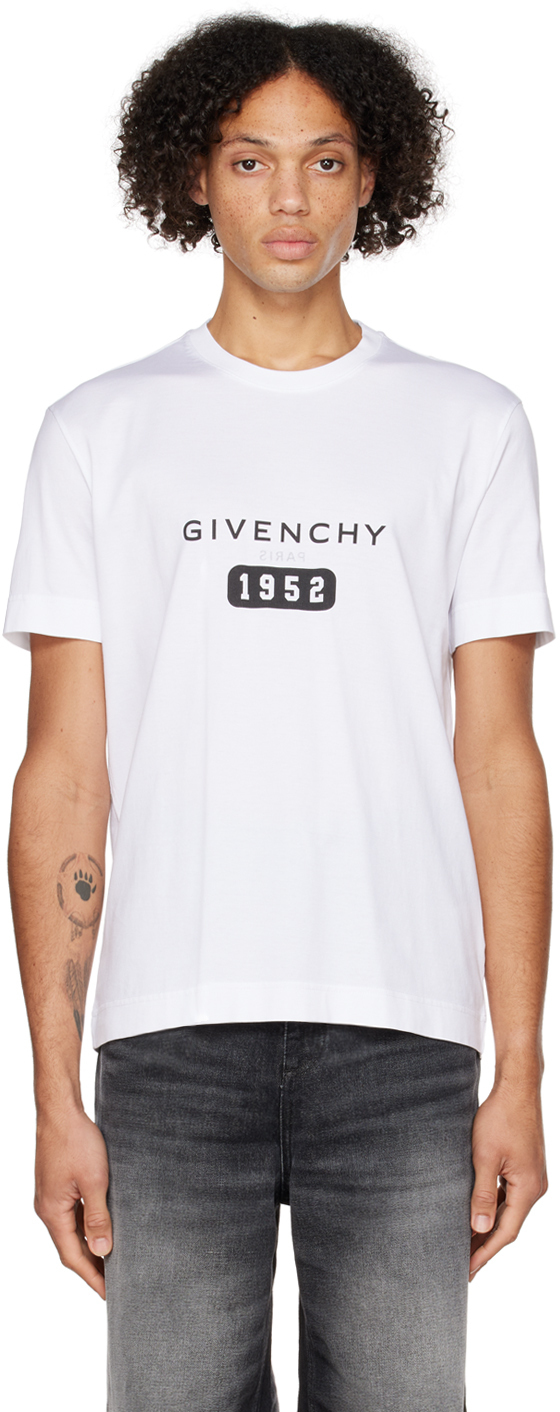 Givenchy White Slim-Fit Print T-Shirt Givenchy