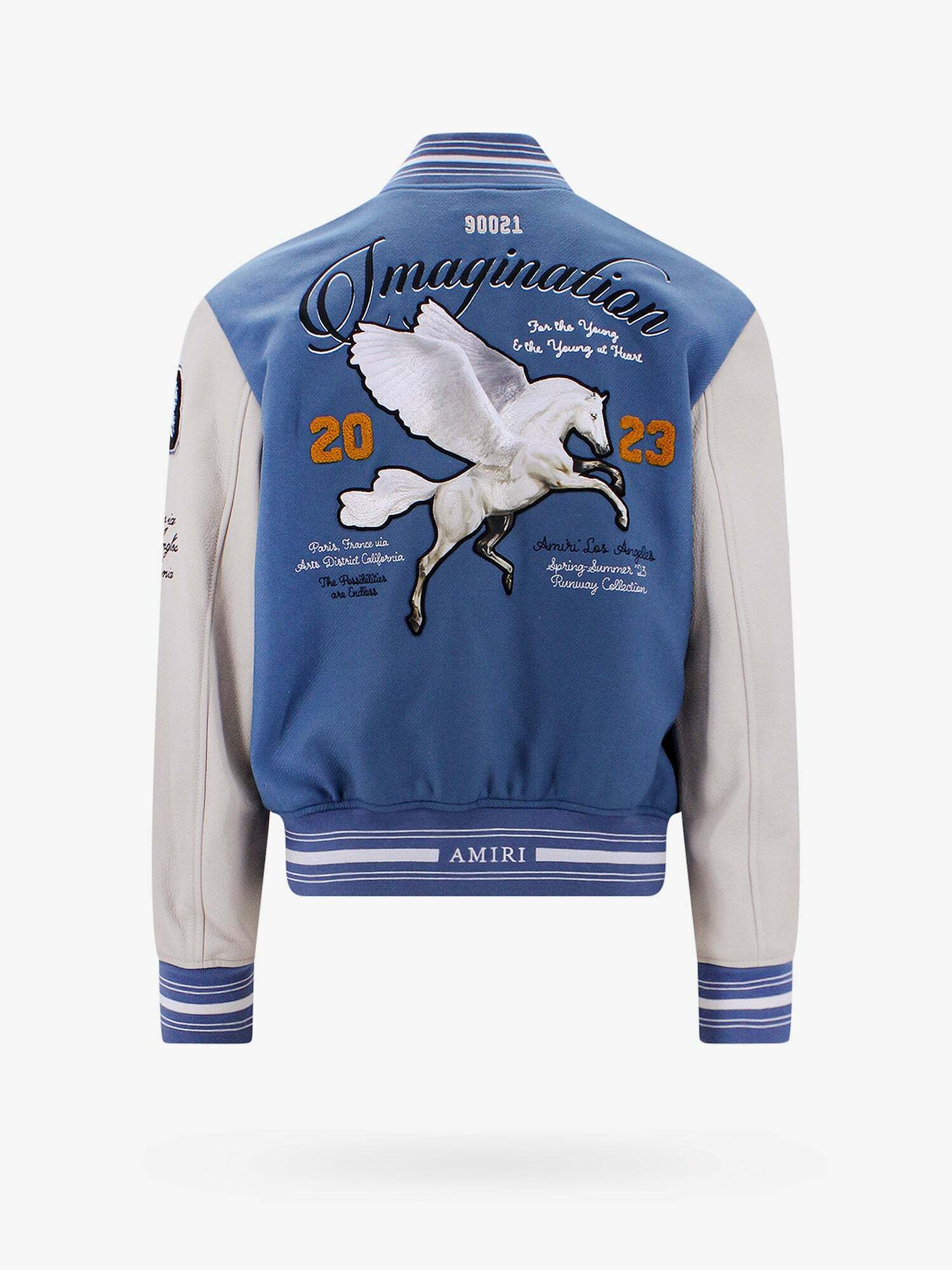 Amiri Jacket Blue Mens Amiri