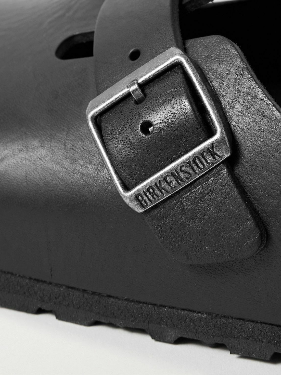 Birkenstock - Boston Leather Clogs - Black Birkenstock