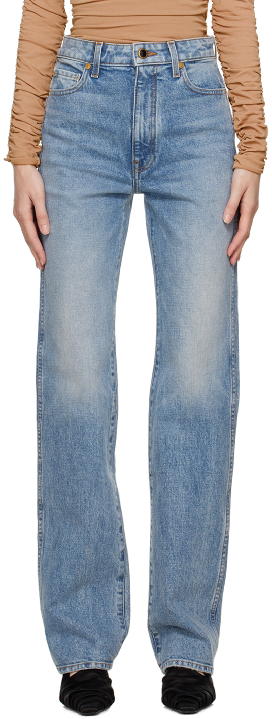 KHAITE Blue Danielle Jeans Khaite