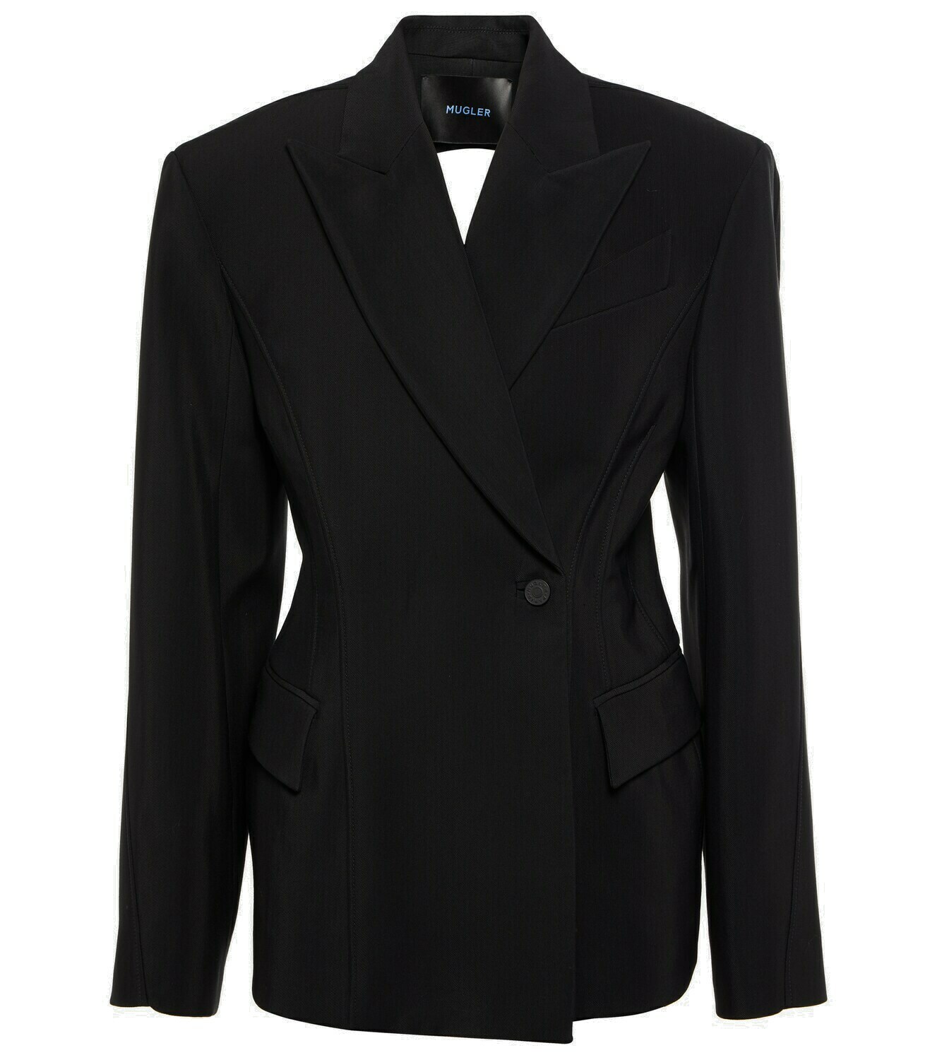 Mugler - Open-back blazer Mugler
