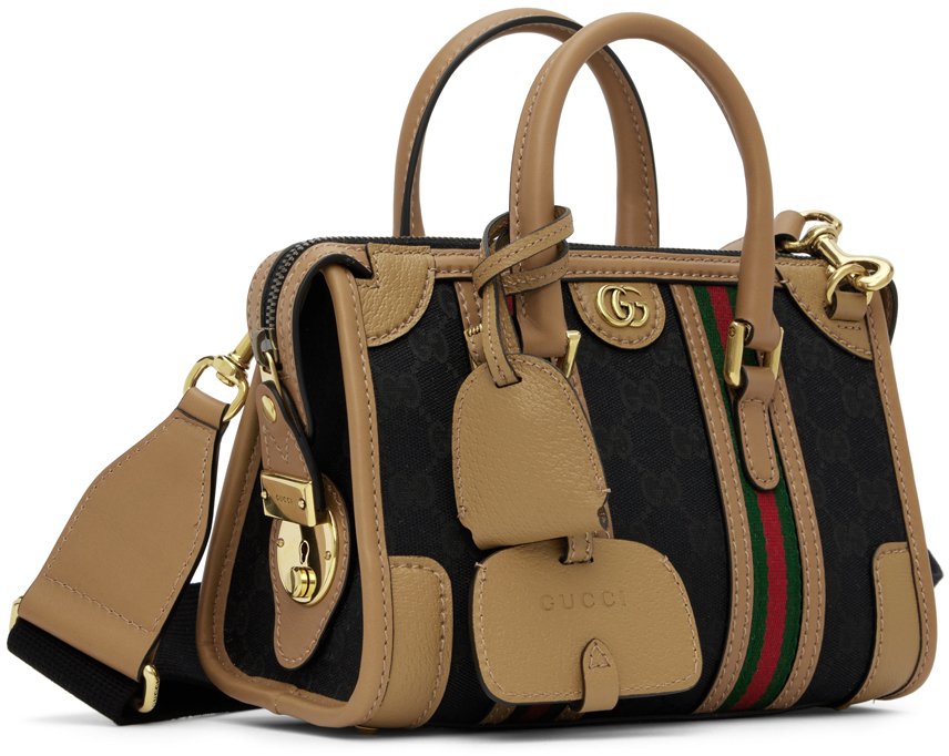 Gucci Black Mini Linea Bauletto Top Handle Bag Gucci