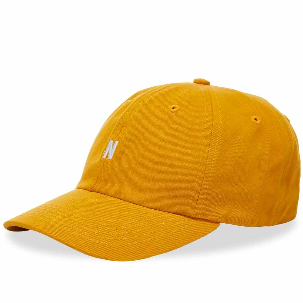Norse Projects Men's Twill Sports Cap in Chrome Yellow Norse Projects