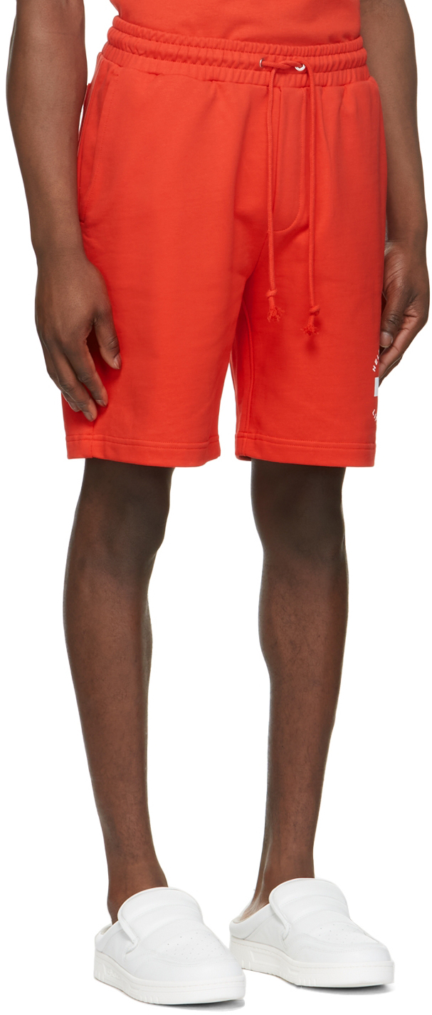 Helmut Lang Red Lifeguard Shorts Helmut Lang