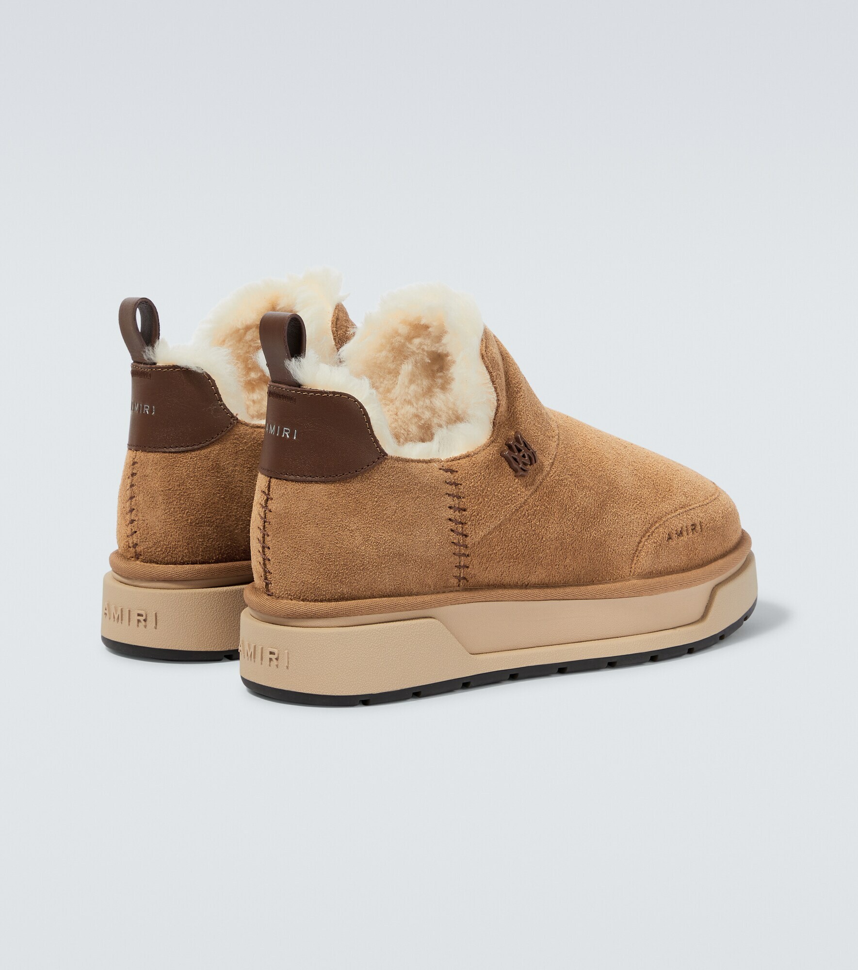 Amiri - Malibu shearling-lined suede boots Amiri