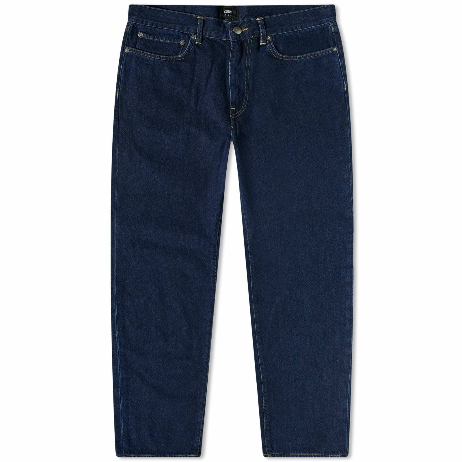 Edwin Men's Cosmos Pant in Blue Dark Marble Edwin