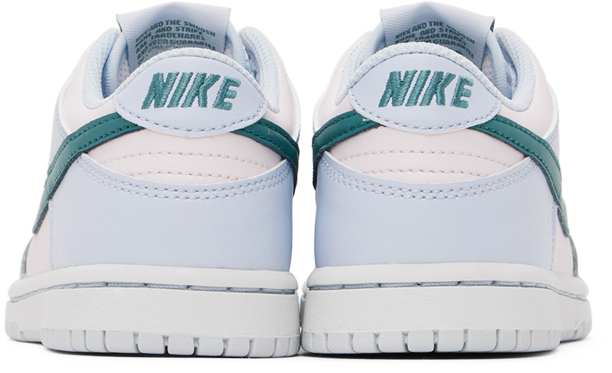 Nike Kids Pink & Blue Dunk Low Little Kids Sneakers Nike