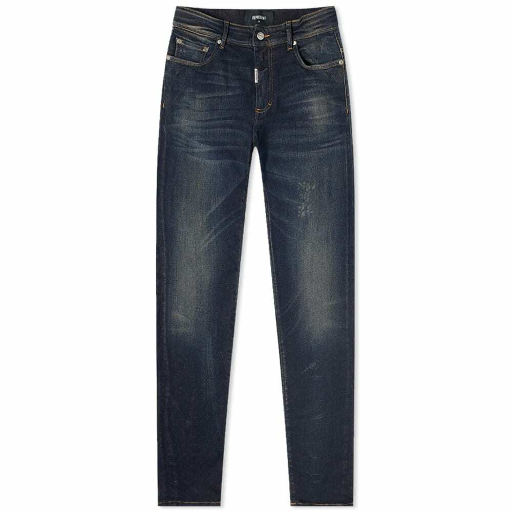 Represent Men's Essential Denim Jean in Classic Blue Represent