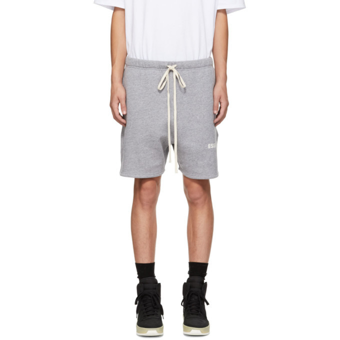 Essentials Grey Logo Shorts Essentials