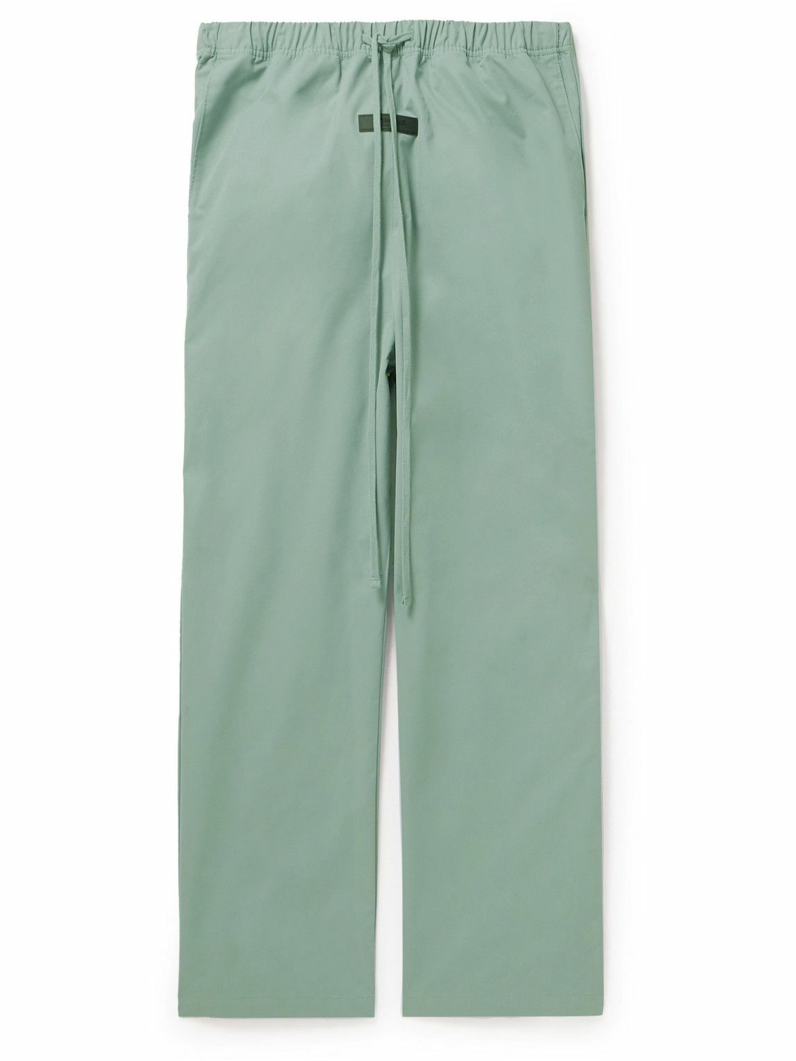 FEAR OF GOD ESSENTIALS - Logo-Appliquéd Cotton-Blend Twill Drawstring ...