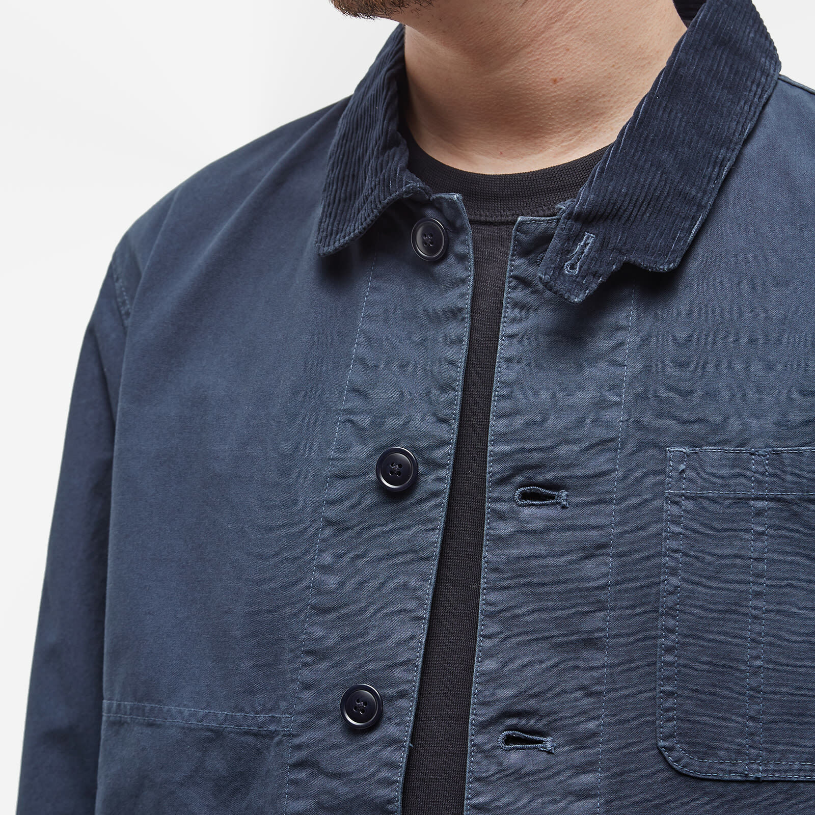 Barbour Men's Chore Casual Jacket in Navy Barbour
