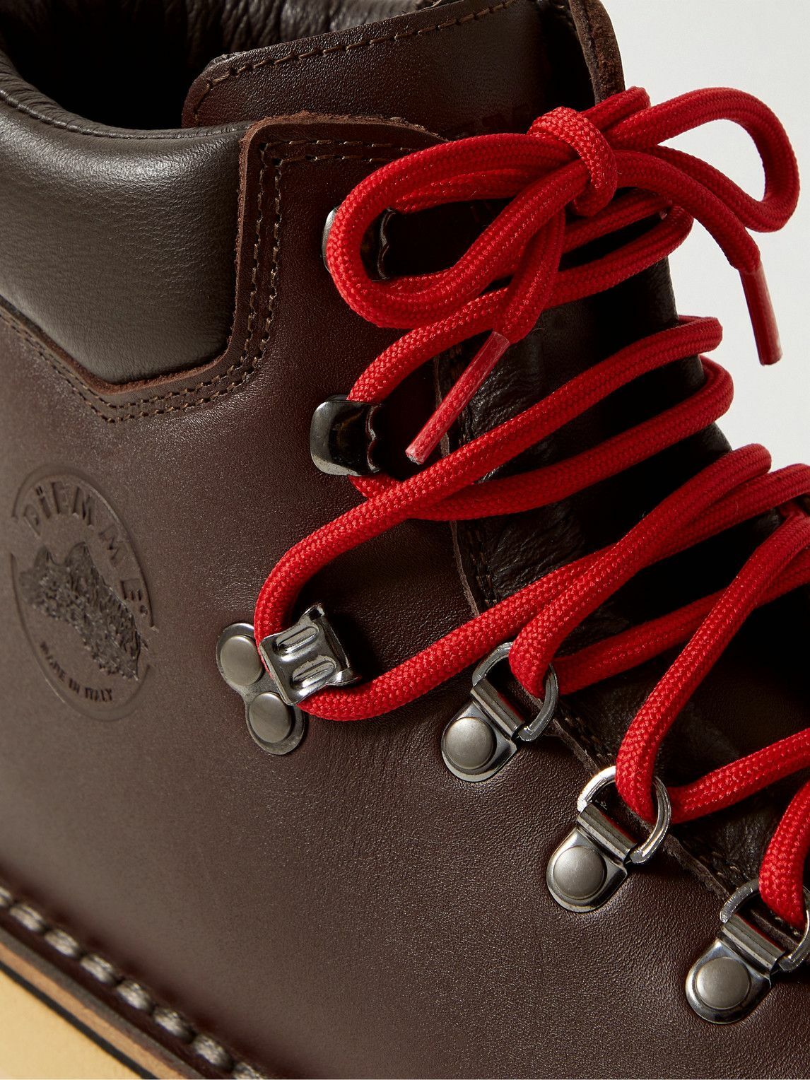 Diemme - Roccia Vet Logo-Debossed Leather Hiking Boots - Brown Diemme